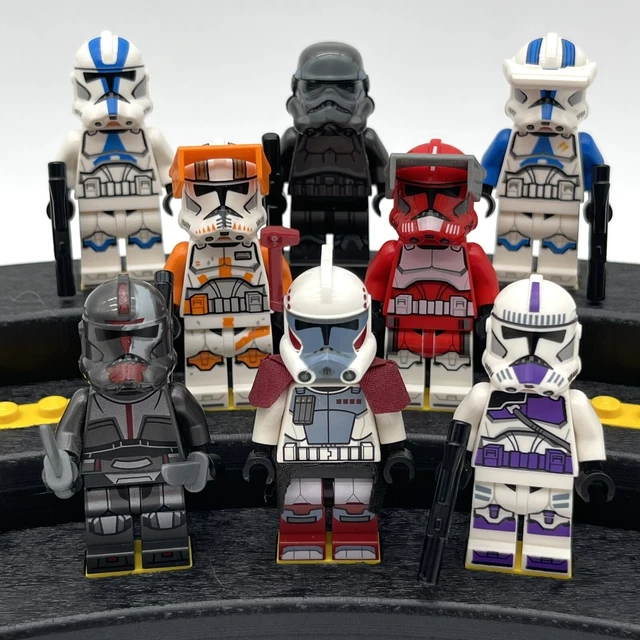 LEGO STAR WARS Minifigure ARC Trooper, 187th, Commander Cody, Fox, Lot ...