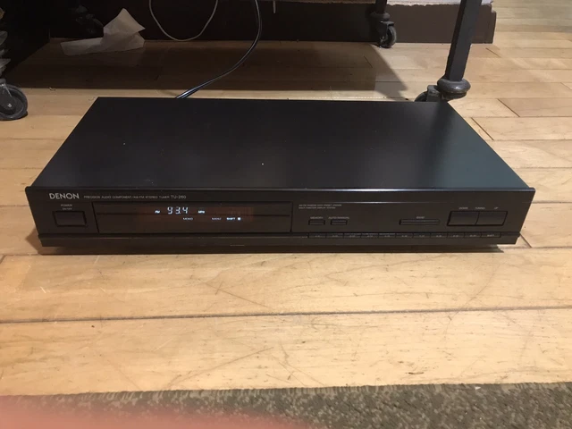 VINTAGE DENON STEREO Tuner TU-260 Last Model From Japan Great Shape ...