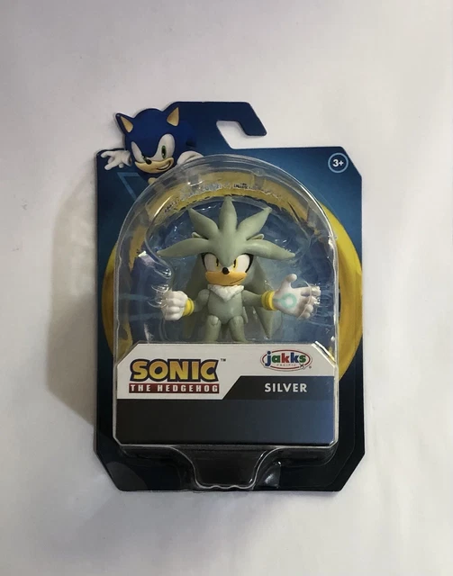 SILVER THE HEDGEHOG! Sonic The Hedgehog Jakks 2.5” Figure Toy Sega ...