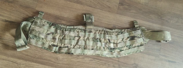 BRITISH ARMY VIRTUS Webbing Chassis MOLLE Hip Belt Size Small MTP Camo ...