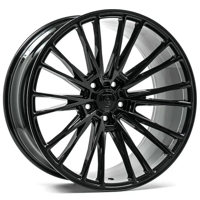 22& AXE WHEELS CF2 Gloss Black 22x9 Wheel 5x108 25mm Rim $645.00 - PicClick