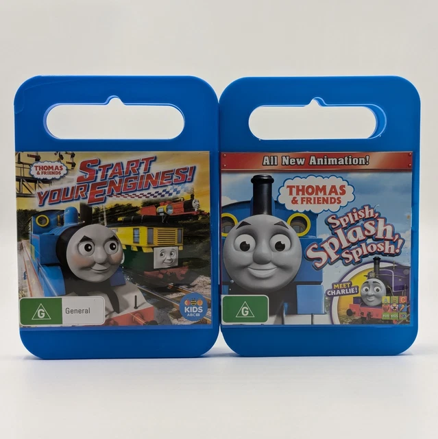 THOMAS & FRIENDS 2 X DVD Set Splish Splash Splosh & Start Your Engines ...