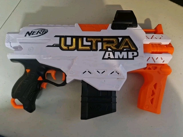 NERF ULTRA AMP Battery Operated Gun With Full Magazine Clean Tested ...