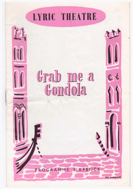 GRAB ME A Gondola Joan Heal Denis Quilley Lyric Theatre London ...