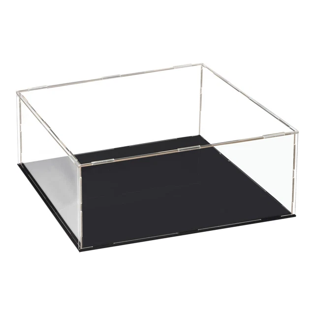 ACRYLIC CLEAR DISPLAY Case Box Dustproof Protection Showcase 30x30x15cm ...