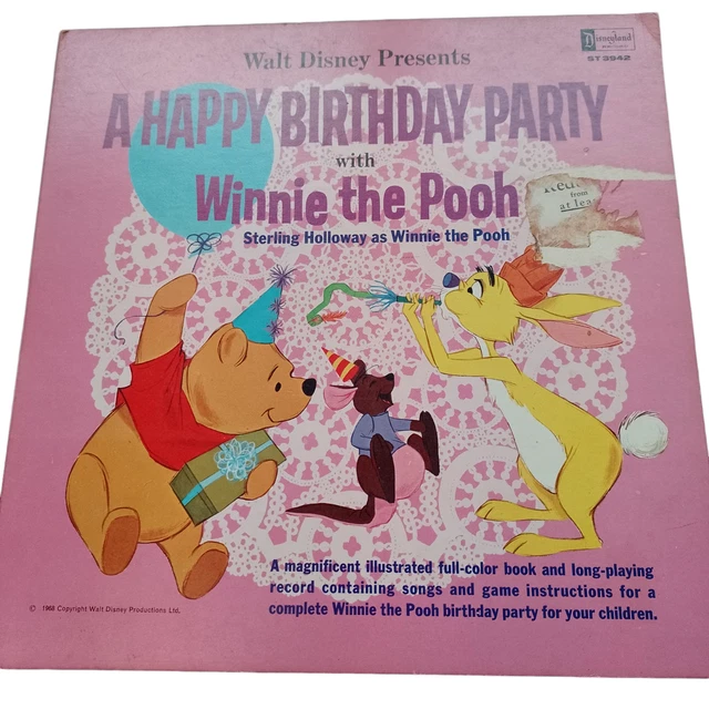 DISNEYS A HAPPY Birthday Party With Winnie The Pooh Vinyl £5.99 ...