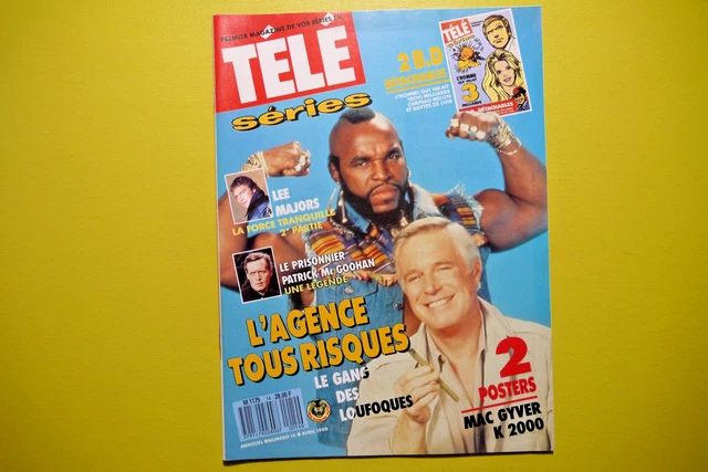 TÉLÉ-SÉRIES MAGAZINE N° 14 , Agence tous risques , lee majors , le ...