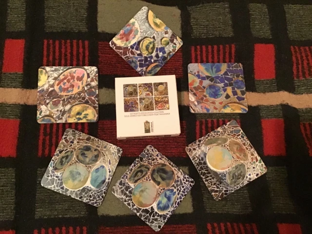 SET OF SIX Casa Batllo Barcelona Gaudi Coasters £5.00 - PicClick UK