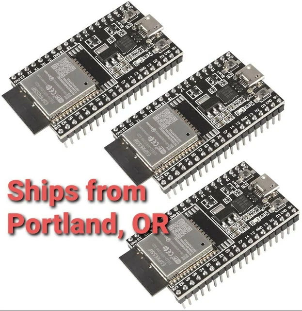 [3X] ESP32-WROOM-32D MICROPYTHON/ARDUINO IoT Dev Board WiFi/Bluetooth £ ...