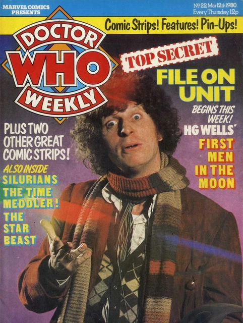 DOCTOR WHO MAGAZINE #22 File On Unit. Thetime Meddler. Tom Baker ...