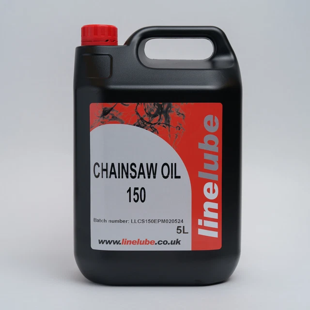 CHAINSAW OIL 5 Litres ISO 150 Linelube AGRI High Tack All Chain Saw ...