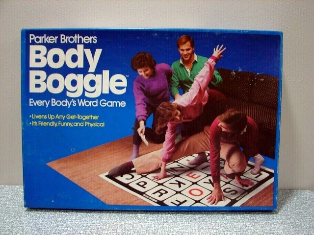 VINTAGE BODY BOGGLE Word Game 1984 Parker Brothers COMPLETE EUR 11,69 ...