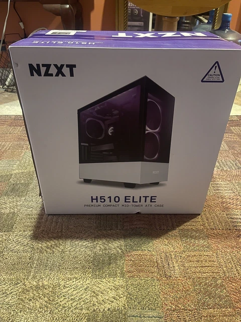 NZXT H510 ELITE Premium Compact Mid-tower ATX Case - White $100.00 ...