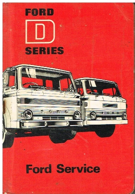 FORD D SERIES Truck Original 1972 Service Record Handbook £56.00 ...