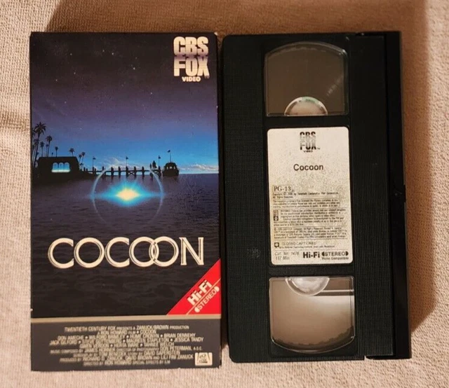 COCOON VHS VIDEO Tape 1986 CBS FOX Original Release Ron Howard Wilford ...