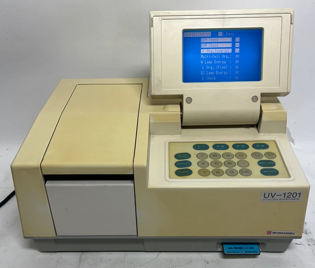 SHIMADZU UV-VIS SPECTROPHOTOMETER Model UV-1201 Laboratory EUR 255,99 ...