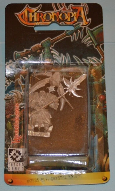CHRONOPIA MINIATURES ELF CRYSTAL KNIGHT 2535 RPG Fantasy Wargame EUR 8 ...