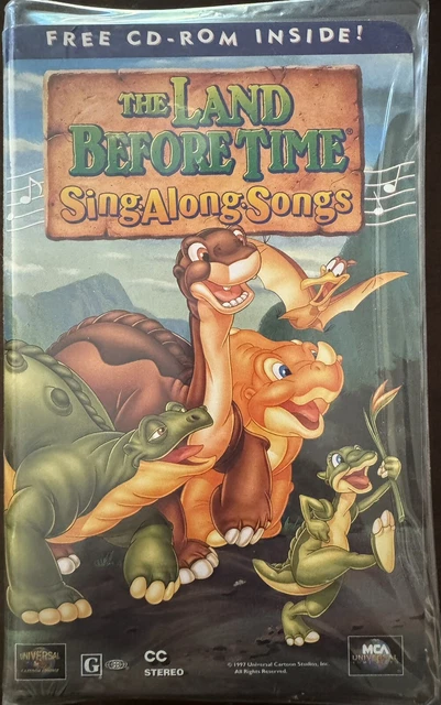 THE LAND BEFORE Time Sing-Along-Songs (VHS, 1997) £8.69 - PicClick UK