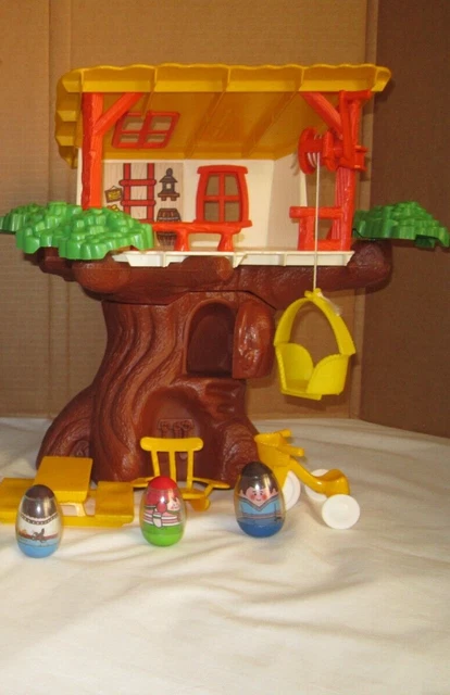VINTAGE HASBRO ROMPER Room Weebles Woobles Tree House 1975 #570 ... VINTAGE HASBRO ROMPER Room Weebles Woobles Tree House 1975 #570 ...