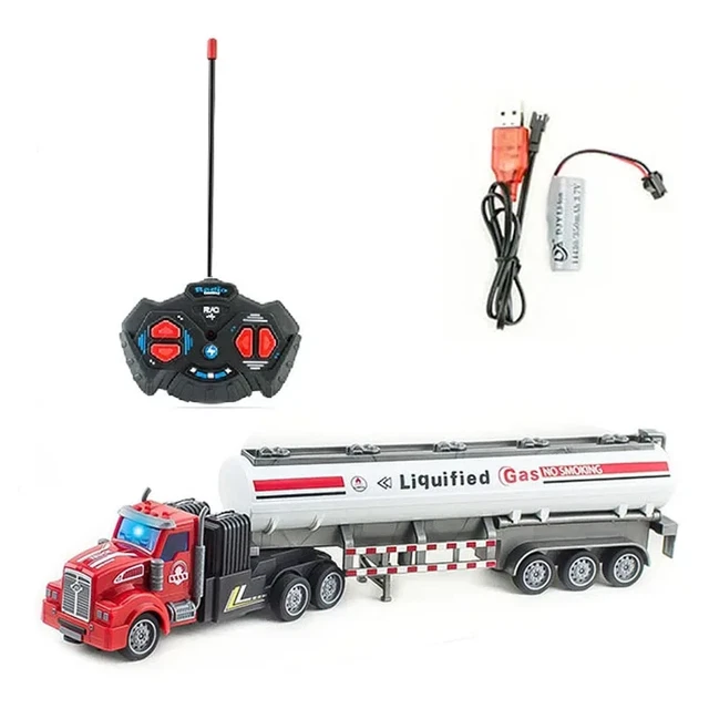 1/48 RC TRUCK Heavy-Duty Toy Cars Trucks Remote Control Semi-Trailer ...
