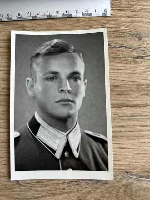 PK FOTO PORTRAIT Attraktiver dt. WH Wehrmacht Feldwebel - Parade ...