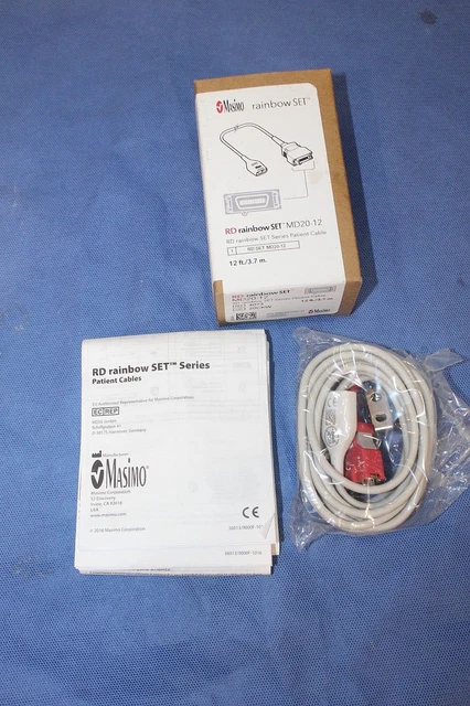 MASIMO REF:4073 RD Set Arcobaleno Md20-12, 12 Piedi 3,7 M, Cavo ...