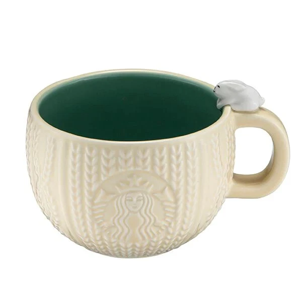 STARBUCKS MID AUTUMN Festival Rabbit Bunny Ceramic 12oz Mug Cup NEW NO ...