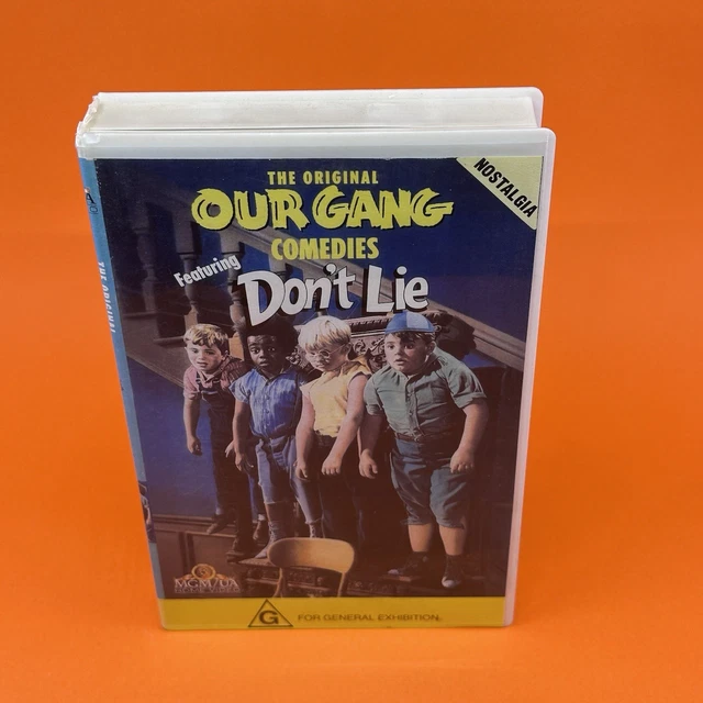 VHS MGM/UA THE Original Our Gang Comedies Featuring Don’t Lie [PG ...