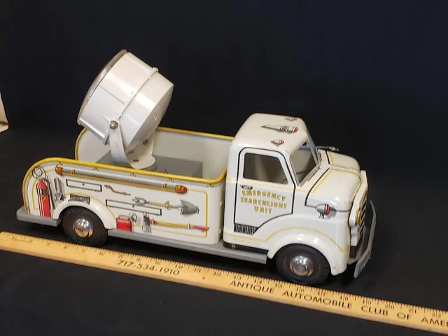 1950'S MARX - Emergency Searchlight Unit - ORIGINAL - Pressed Steel Toy ...