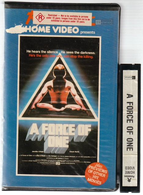 RARE BETA VIDEO Tape A FORCE OF ONE Clamshell Betamax Roadshow Home EUR ...