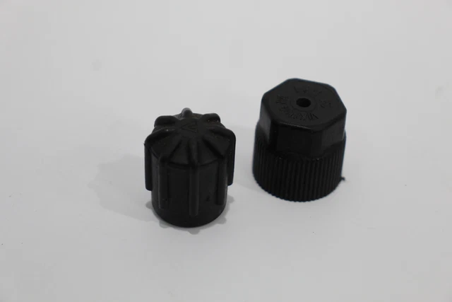 VW CORRADO 16F Air Con High Low Pressure Coupler Cover Lids Caps ...