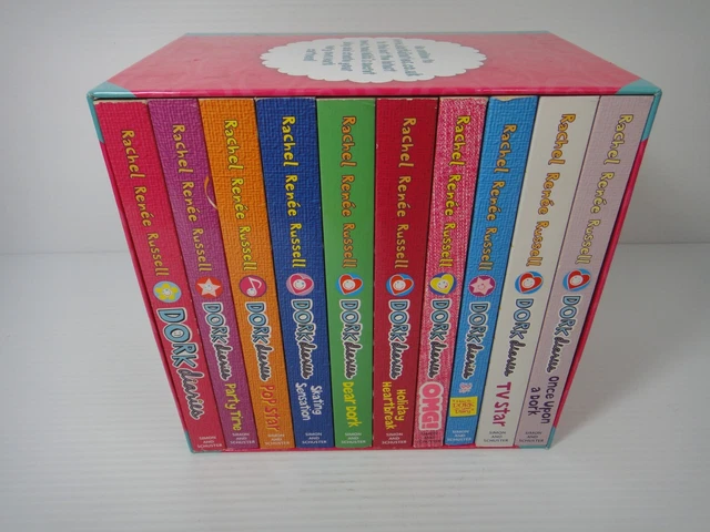 DORK DIARIES 10 Book Box Set Rachel Renee Russell Paperback Chapter Lot £26.24 - PicClick UK