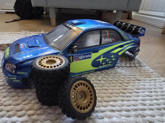 TAMIYA TT-01 SUBARU Impreza 2004 Mexico Rally, RC Bodyshell & Wheels, 1 ...