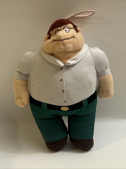 PETER GRIFFIN PLUSH Official Family Guy Plush 2007 Hanging Play By Play ...