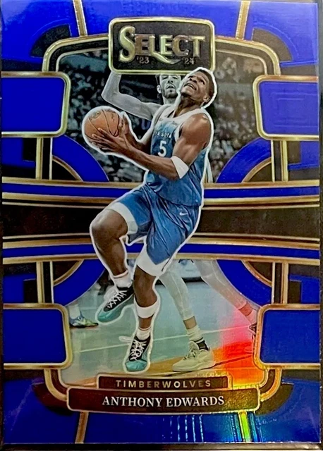 NBA 2023/2024 PANINI Select Concourse Blue Anthony Edwards 🏀 Card No 37 ...