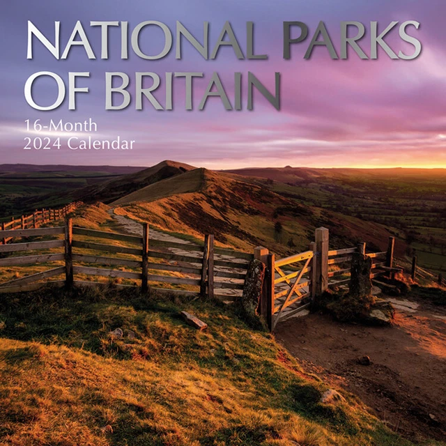 NATIONAL PARKS OF Britain- 2024 Wall Calendar 16 month by Gifted ...
