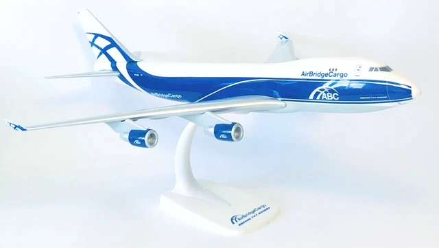BOEING 747-400F ABC Air Bridge Cargo Herpa Collectors Model Scale 1:200 ...