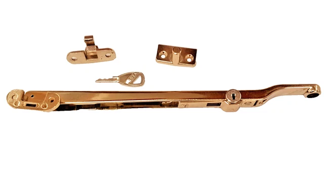 BASTA LOCKABLE WINDOW casement stay Brass 1901LB £8.58 - PicClick UK