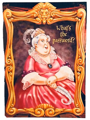 HARRY POTTER FAT LADY PORTRAIT Birthday Card Literary Art 2000 £16.80 ...