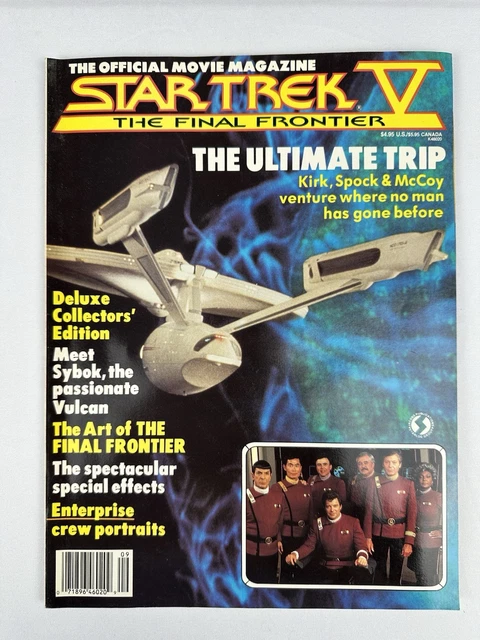 STAR TREK V-THE Final Frontier-Official Movie Magazine-1989 £9.68 ...