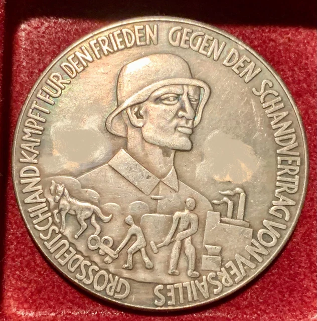 MIT ZUVERSICHT INS Neue Jahr 1940 Versailler Vertrag Historischer Token ...