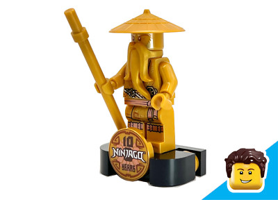 LEGO NINJAGO * Golden Master Wu (from Ninjago City Gardens 71741) * NEW ...