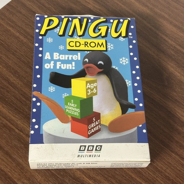 PINGU A BARREL of Fun CD-ROM Mac & PC BIG BOX VIDEO GAME $249.00 ...