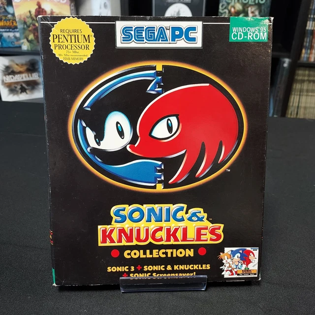 SONIC & KNUCKLES Collection Big Box SEGA PC Complet Notice EUR 59,90 ...