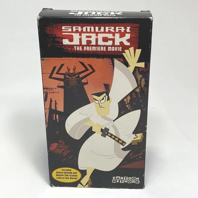 SAMURAI JACK THE Premiere Movie VHS 2002 Cartoon Network Japanese ...