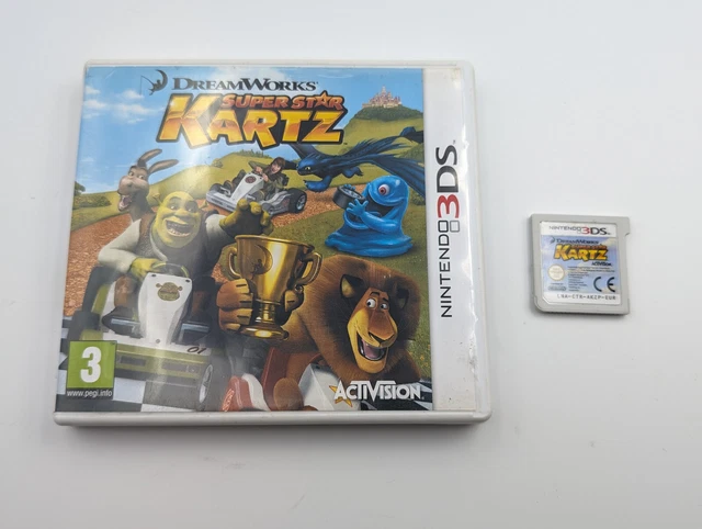 DREAMWORKS SUPER STAR Kartz - Nintendo 3DS Game - 2DS, XL - Free, Fast ...