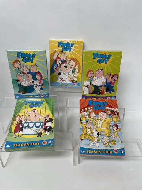 FAMILY GUY SEASON One, Two, Three, Four & Five DVD Box Sets - New ...