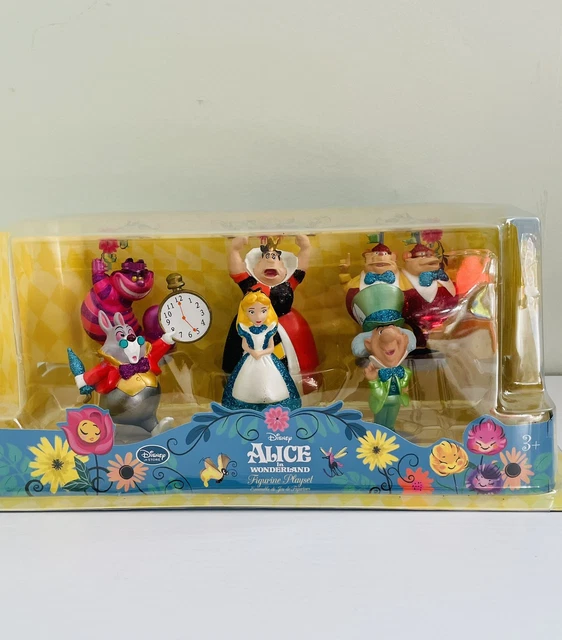 DISNEY STORE LIMITED Alice in Wonderland Figure Play Set Cheshire Cat ...
