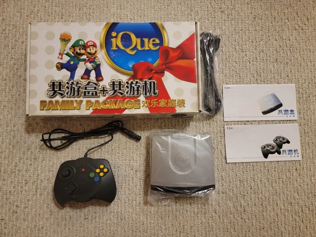 N64 NINTENDO RARE iQue Player Family Pack Box Manuals Extra Controller ...