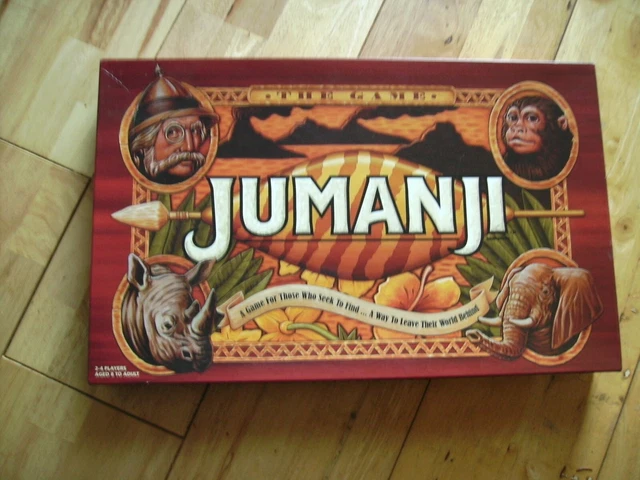 JUMANJI ORIGINAL BOARD Game complete with instructions box and contents ...
